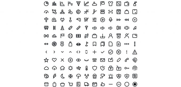 Line - Free Figma icon set - UX Crush