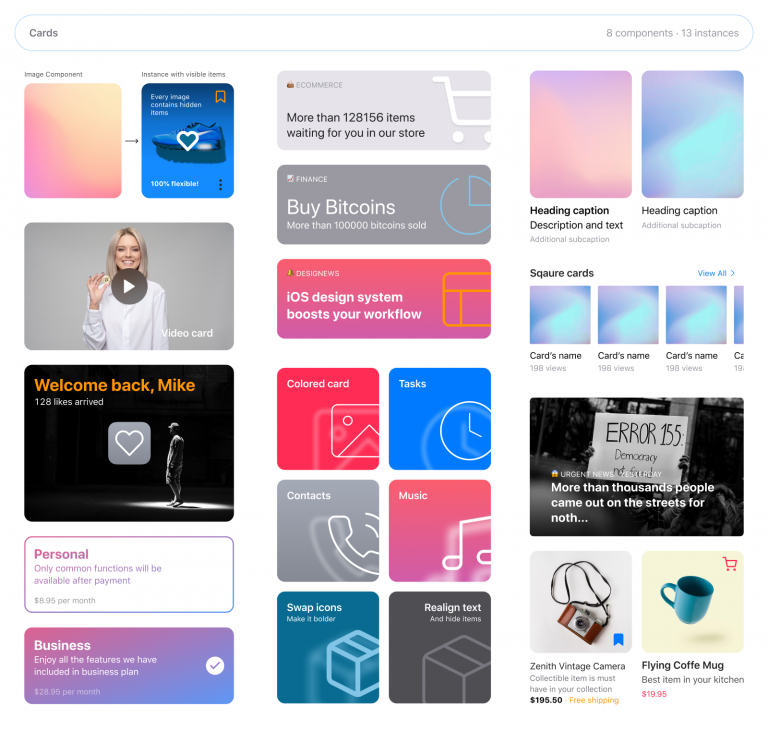 iOS 13 Figma UI kit (Premium) - UX Crush