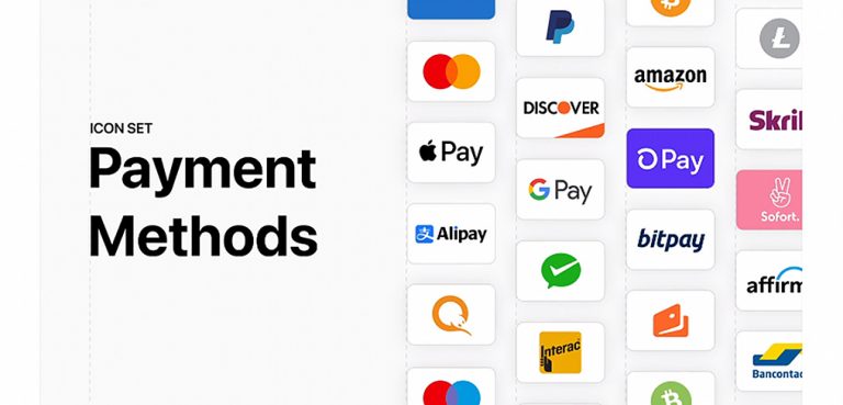 Figma payment methods icon set - UX Crush