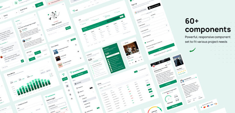 60 free Figma responsive components - UX Crush