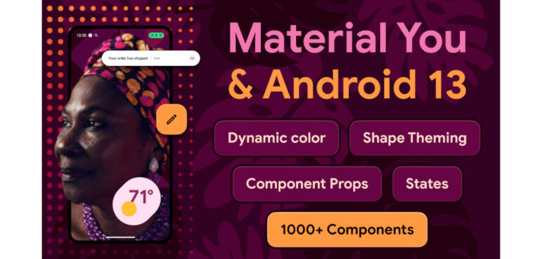 Material You - Android 13 Figma UI kit - UX Crush